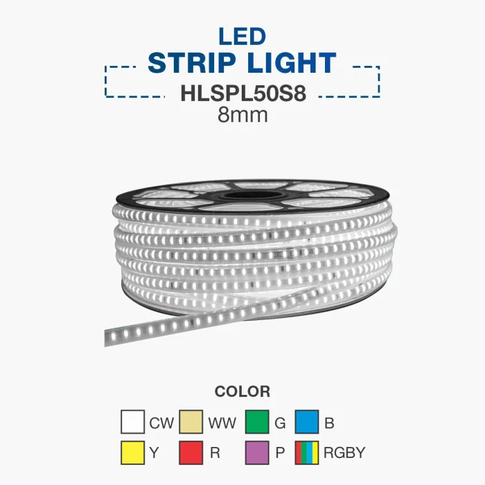 Hyundai LED Strip Light 8mm (HLSPL50S8) - Hyundai LED Bulbs & Lights ...